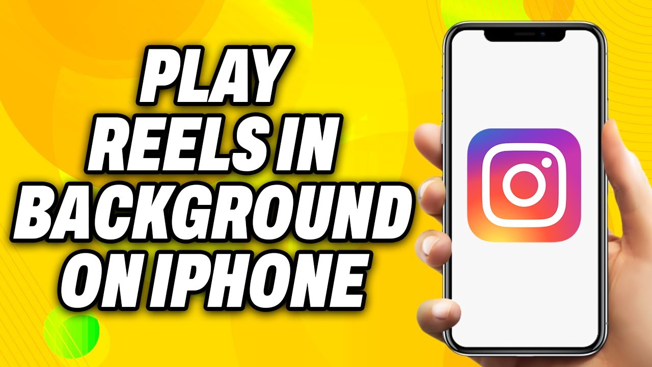 How To Play Instagram Reels in Background on iPhone - Quick Fix - YouTube