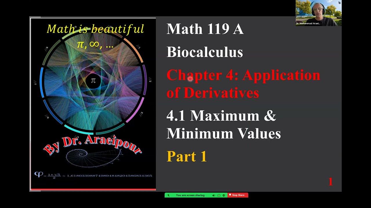 2024 Fall Section 4.1 Maximum & Minimum Values - YouTube