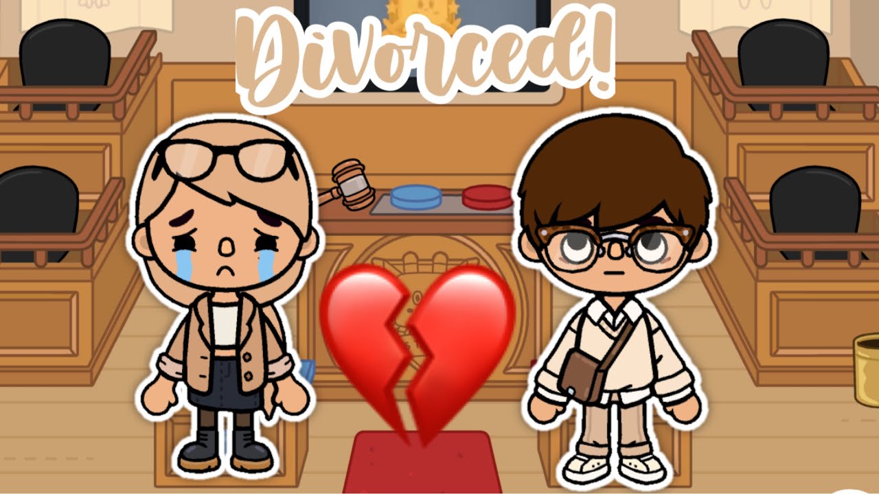 FINALLY Getting a DIVORSED | Toca Boca | with voice | roleplay - YouTube