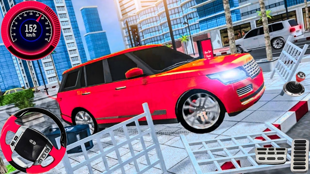 Range Rover Car Games Sports 3D || Picking Girls From Offroad Stands ...