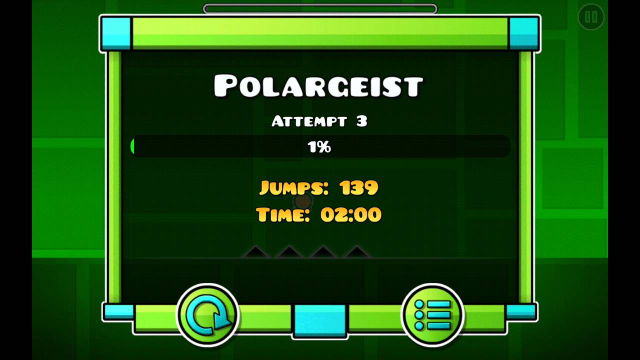 Geometry Dash beating levels 1,2, and 3 ( First video) - YouTube