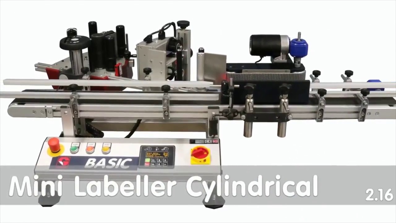 Bench Top Automatic Wraparound Labelling Machine - YouTube