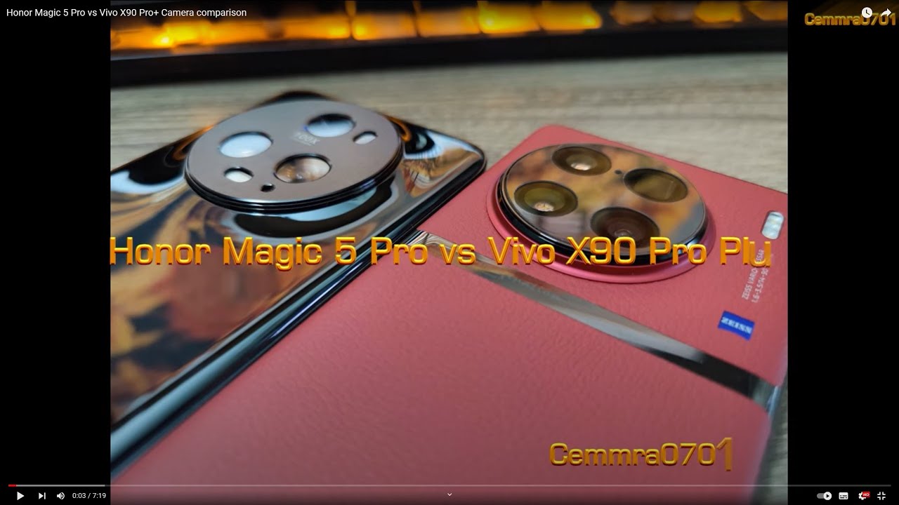 Honor Magic 5 Pro vs Vivo X90 Pro+ Camera comparison - YouTube