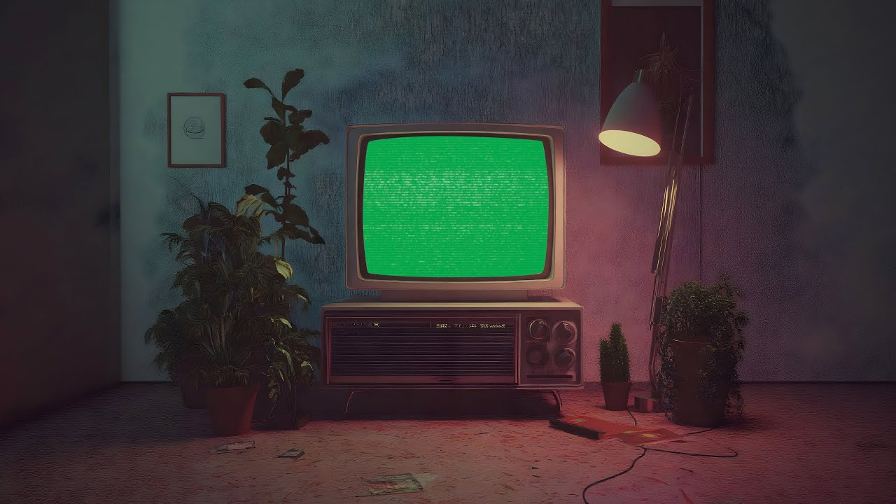 Aesthetic Retro TV Green Screen Template | Global Kreators - YouTube