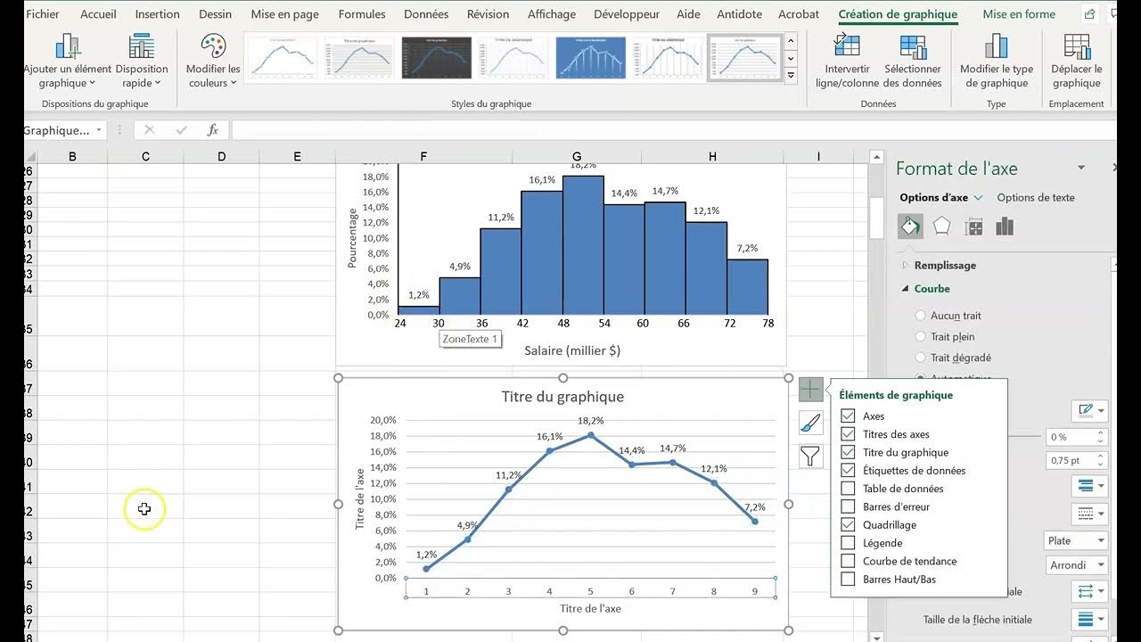 Excel en Action : Diagrammes pour Variables Quantitatives Continues - YouTube