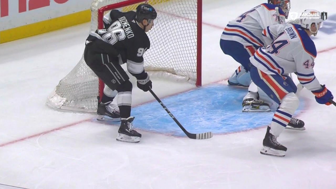 Andrei Kuzmenko scores his first playoff goal in his very first ...
