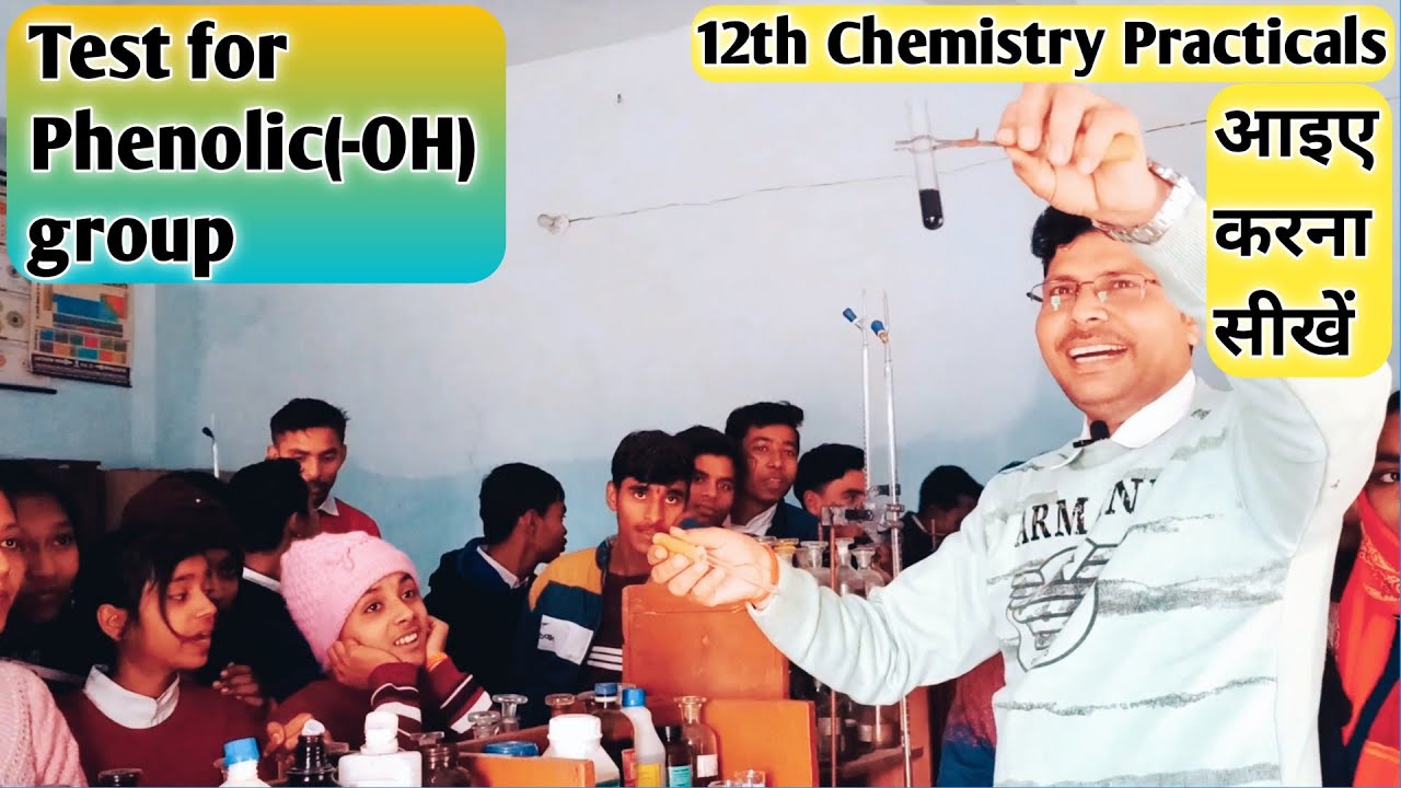 Test for Phenolic(-OH) group | Test of Phenol | Test for Phenolic group ...