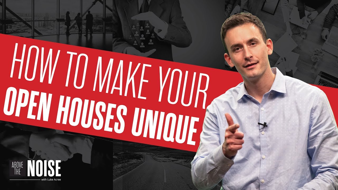 How Real Estate Agents Can Make Their Open Houses Unique - YouTube