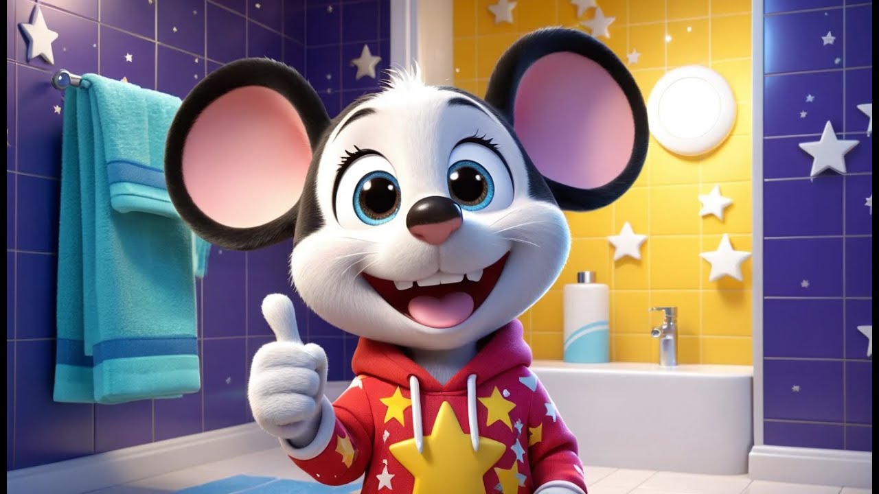 Sparkle Mouse Brush Song – Glitter Giggles + More | Fun Teeth Brushing ...