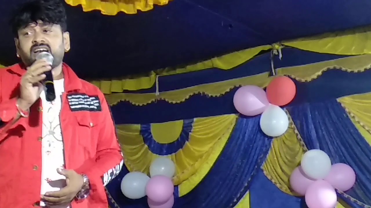 Sanjeev Singh stage show-Devi jagran Sama huta#Prakash chaubey ...