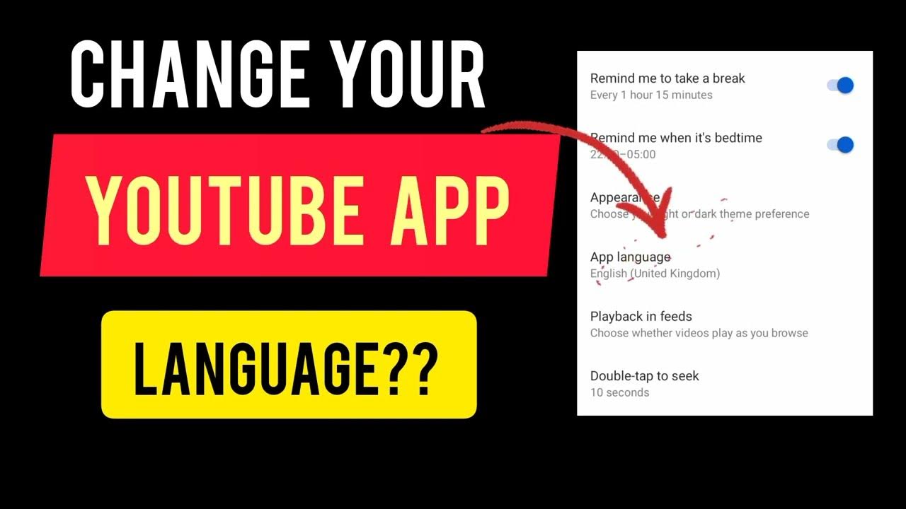 How to Change YouTube Language? Change Language On YouTube - YouTube