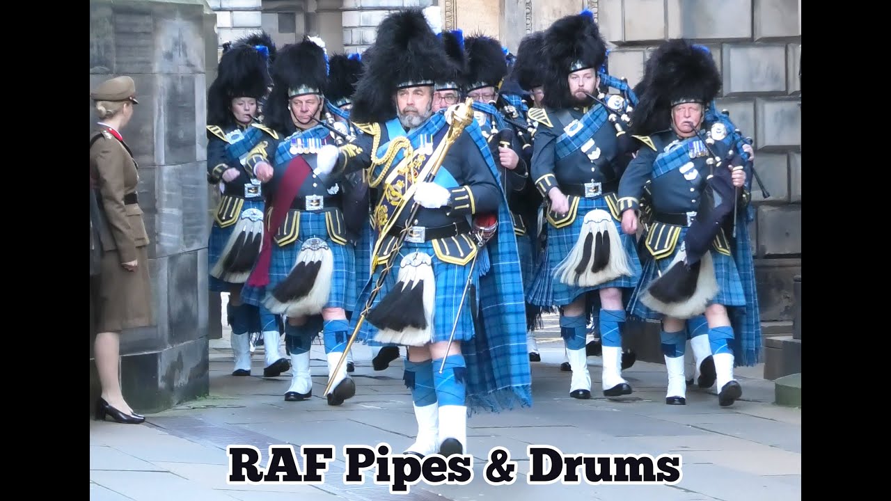 RAF Pipes & Drums - YouTube