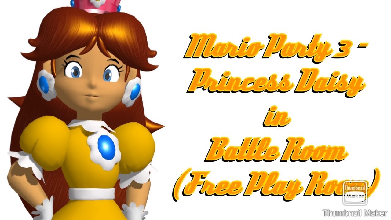 Mario Party 3 - Princess Daisy in Battle Room (Free Play Room) - YouTube
