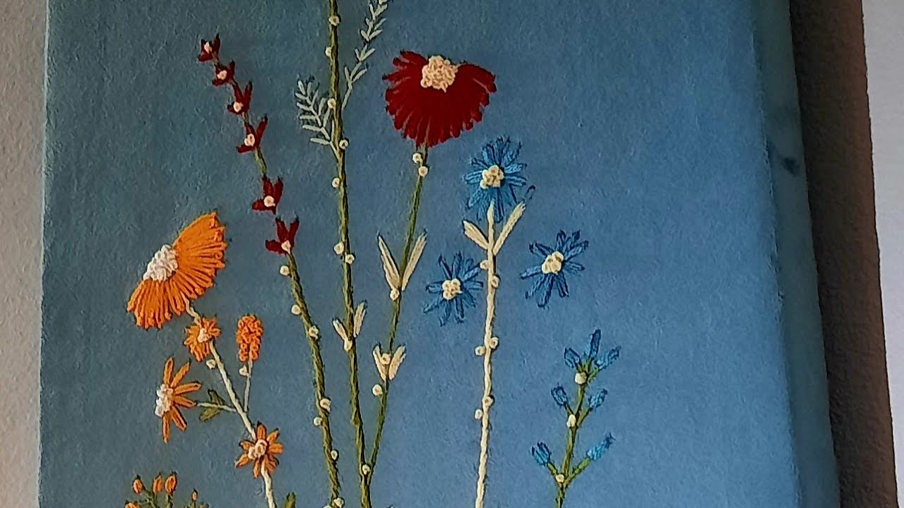 beautiful hand embroidery wallmate ] ) #embroidery #handembroidery ️ ️ ...