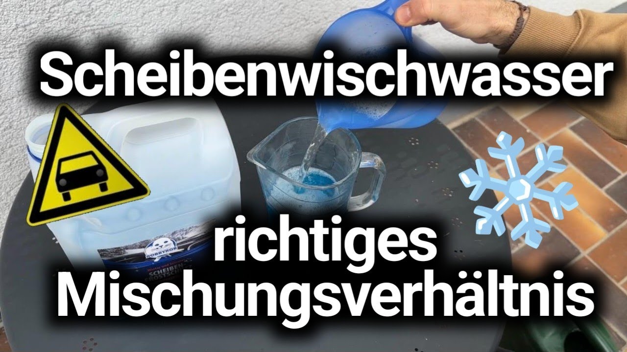 Scheibenwischwasser Selbst Gemacht