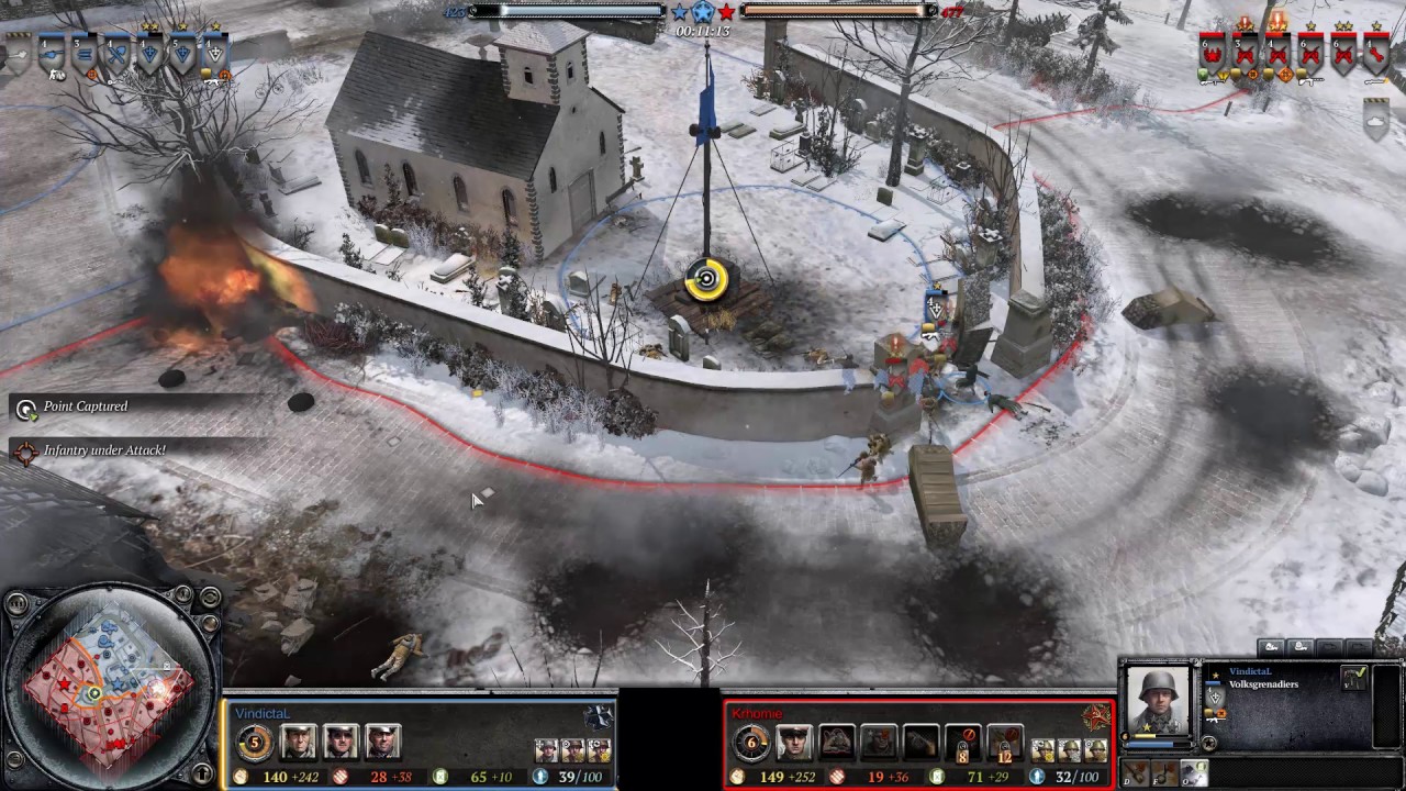 Company of heroes 2 okw vs wehrmacht - asesmash