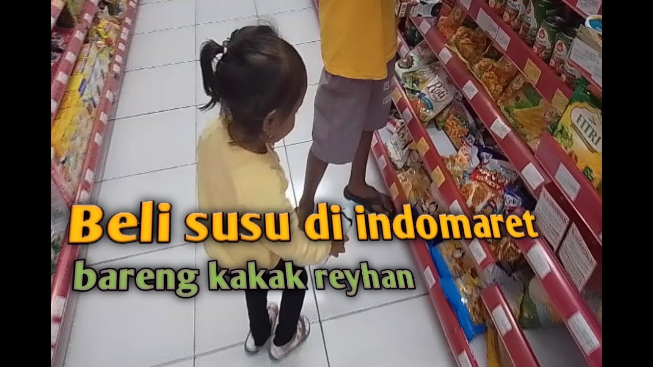 beli susu di indomaret - YouTube