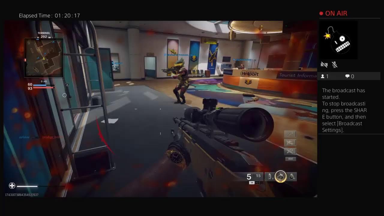 Playing call of duty - YouTube