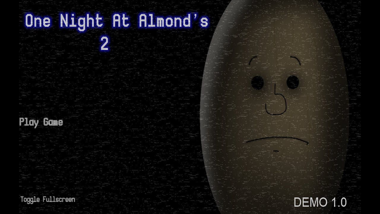 One Night At Almond's 2 DEMO Full Walkthrough + Jumpscare - YouTube