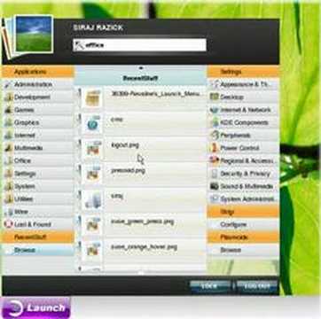 KBFX - KDE Menu - YouTube