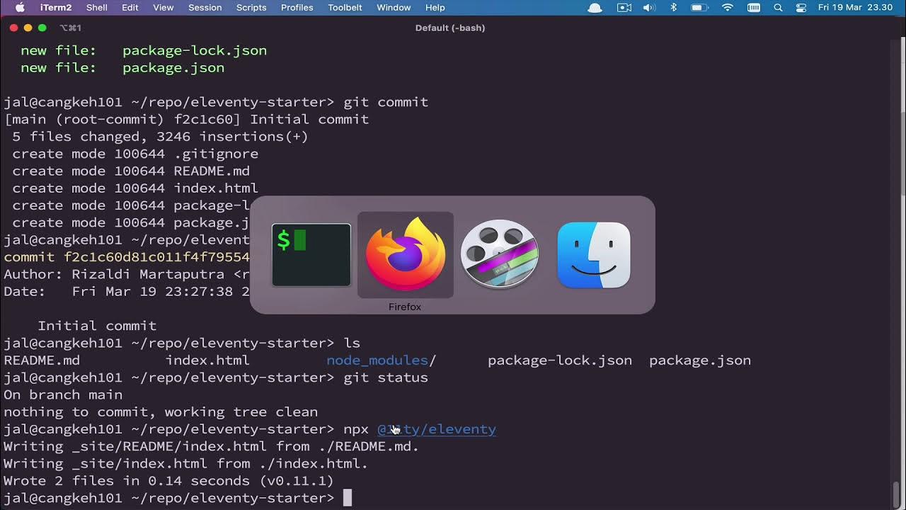 Intro to 11ty - Create config file - YouTube