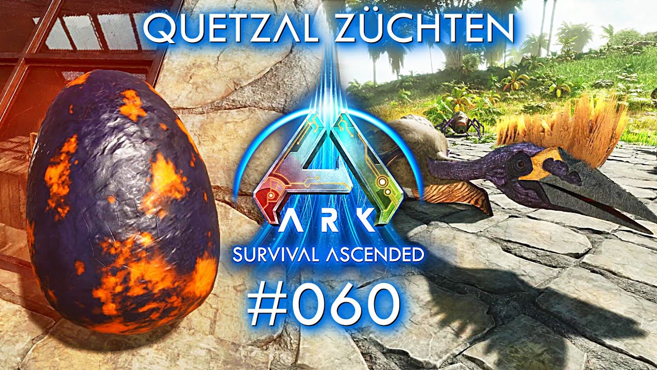 Ark: Survival Ascended Quetzal züchten ASA deutsch gameplay - YouTube