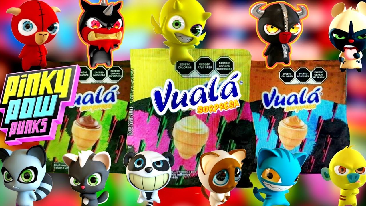 Pinky Pow Punks Vualá/Más Imágenes Detalladas De Las Figuras/Saldrá Este 24 de Julio !? - YouTube