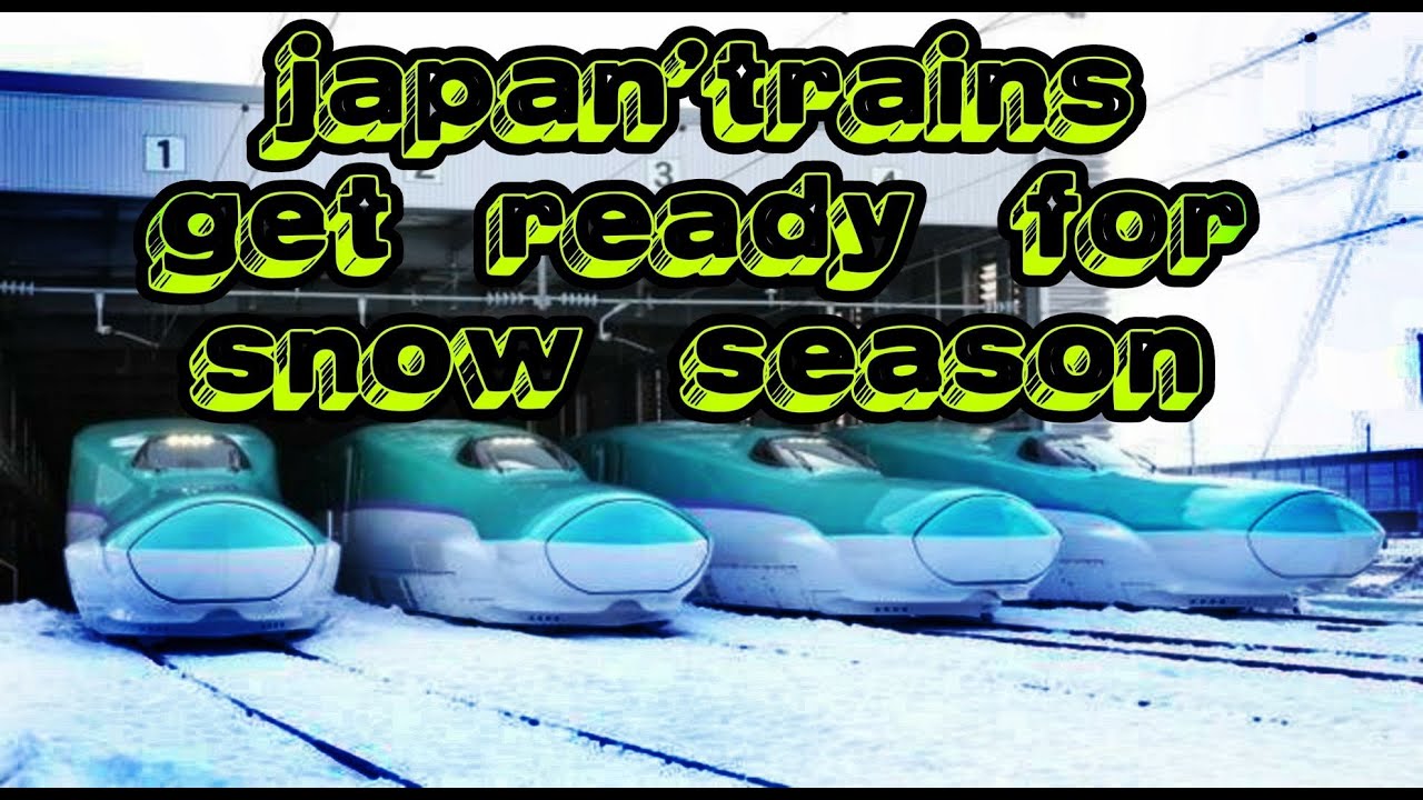 Japan's Trains Get Ready for a Snow Season - YouTube
