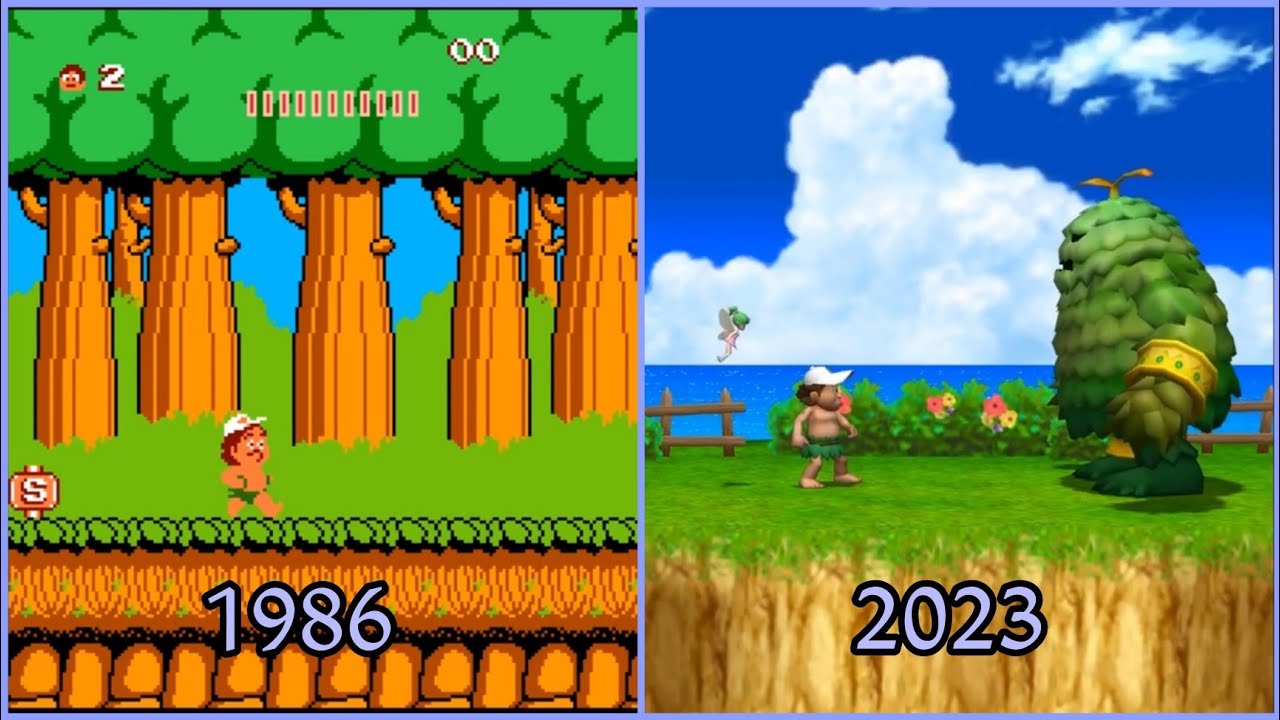 Evolution of Adventure Island Games - YouTube