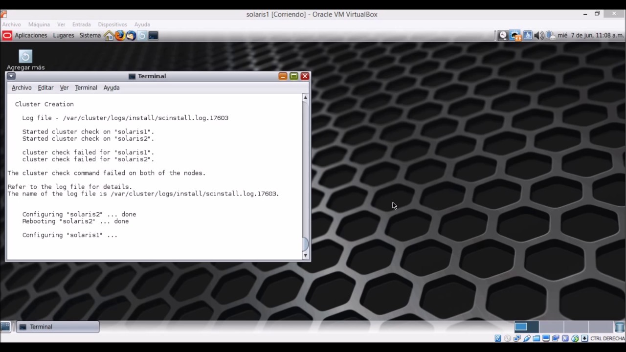 configuración Solaris Cluster 4.3 en dos nodos - YouTube
