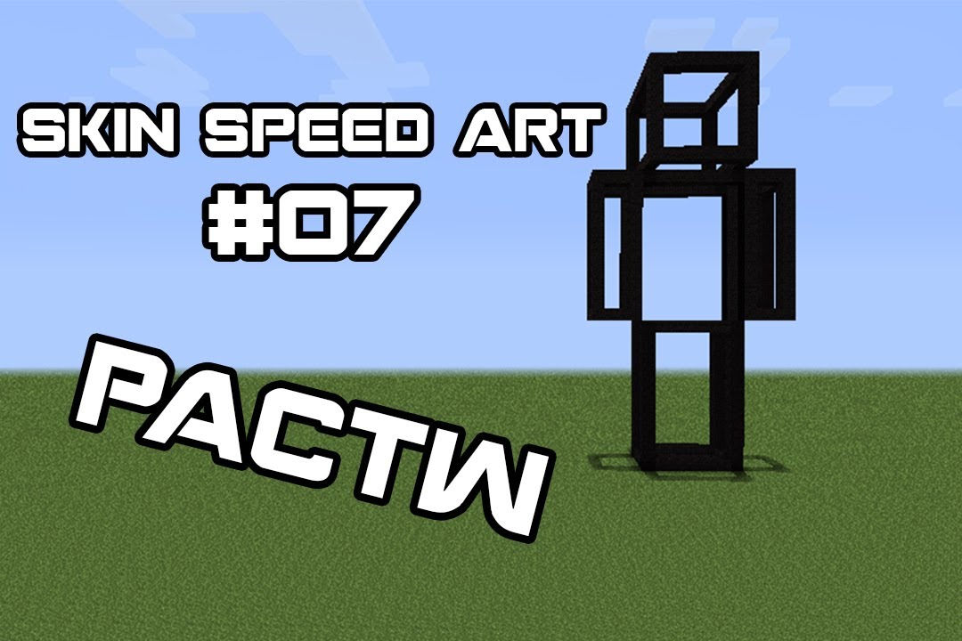 Minecraft Skin Speed Art #07 - Pactw (tazercraft) - YouTube