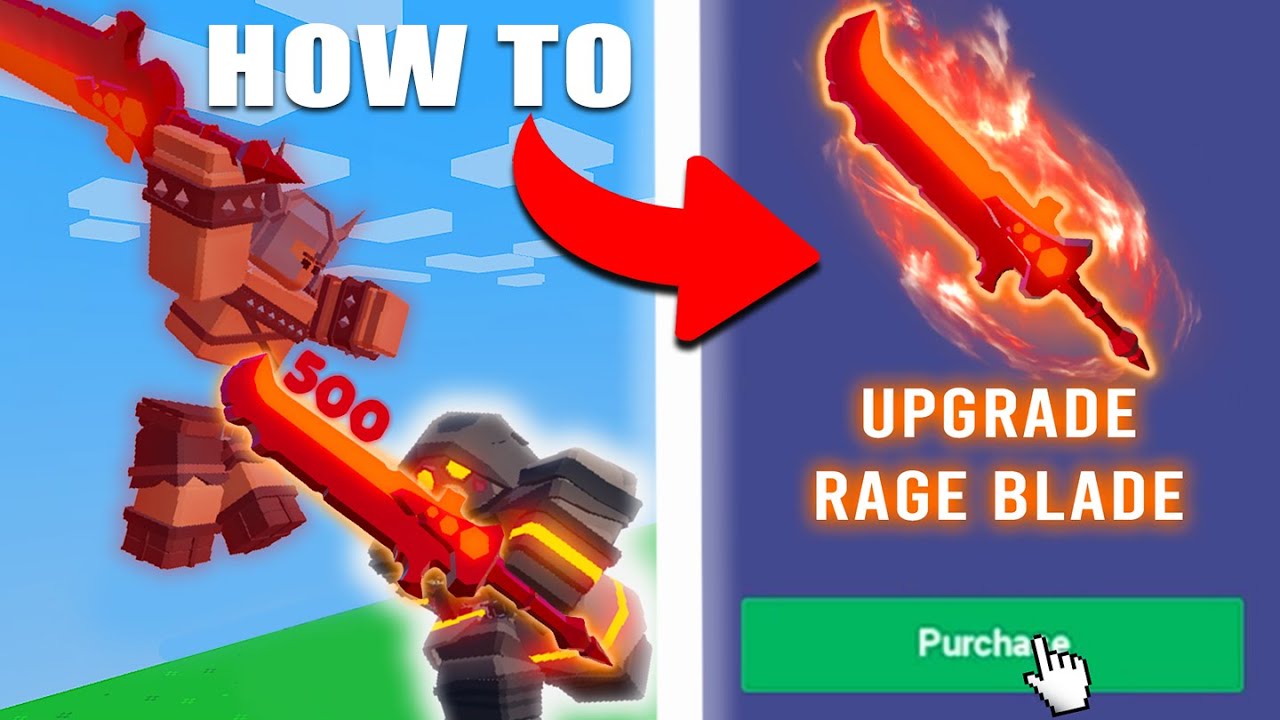 How To Upgrade Your *RAGE BLADE* In Roblox Bedwars... - YouTube