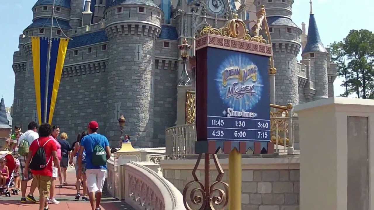 Cinderella Castle at the Magic Kingdom Walt Disney World 2012 HD - YouTube