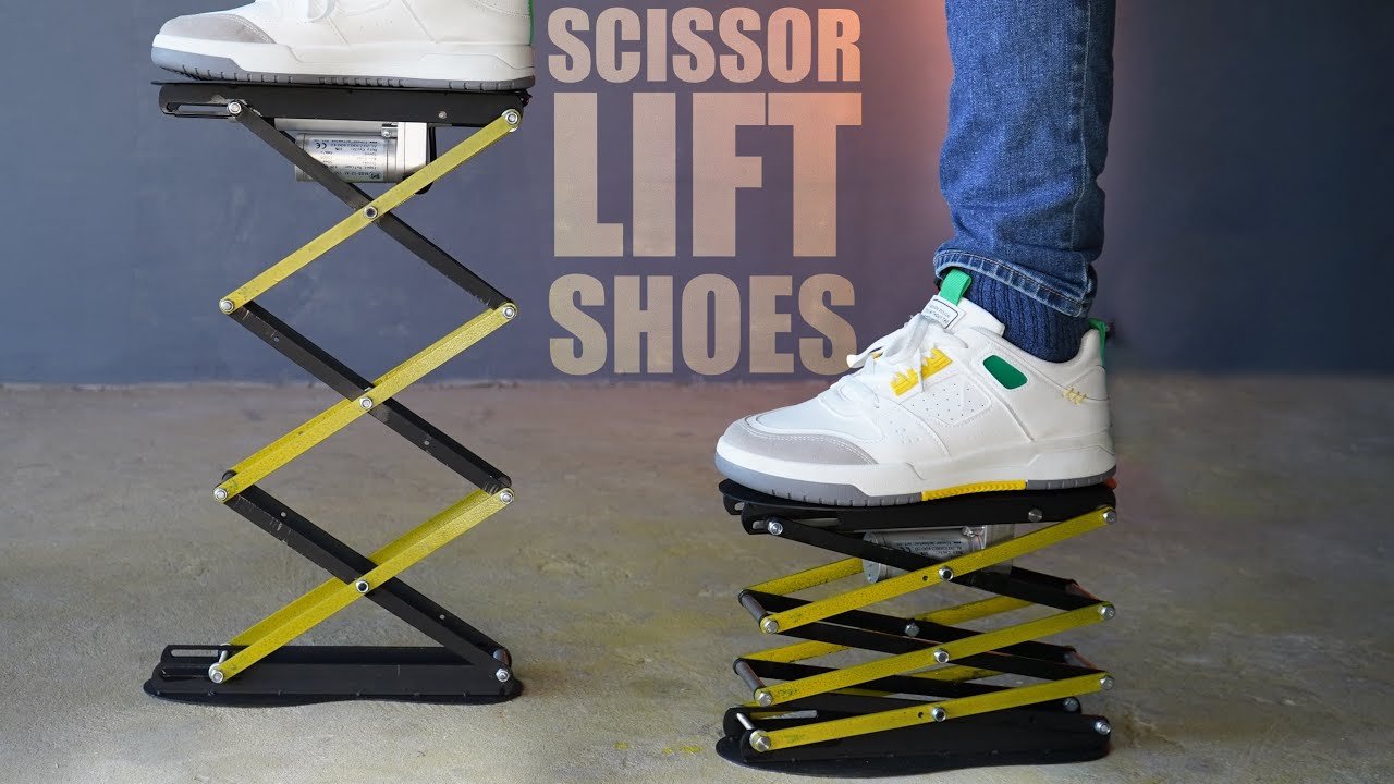 I made these Real Scissor Lifting Shoes like in The Grinch Movie - YouTube