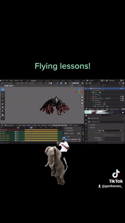 Rigging and animating character for video Game #gamedev #gamheroes #vinco #rigging #animation ...