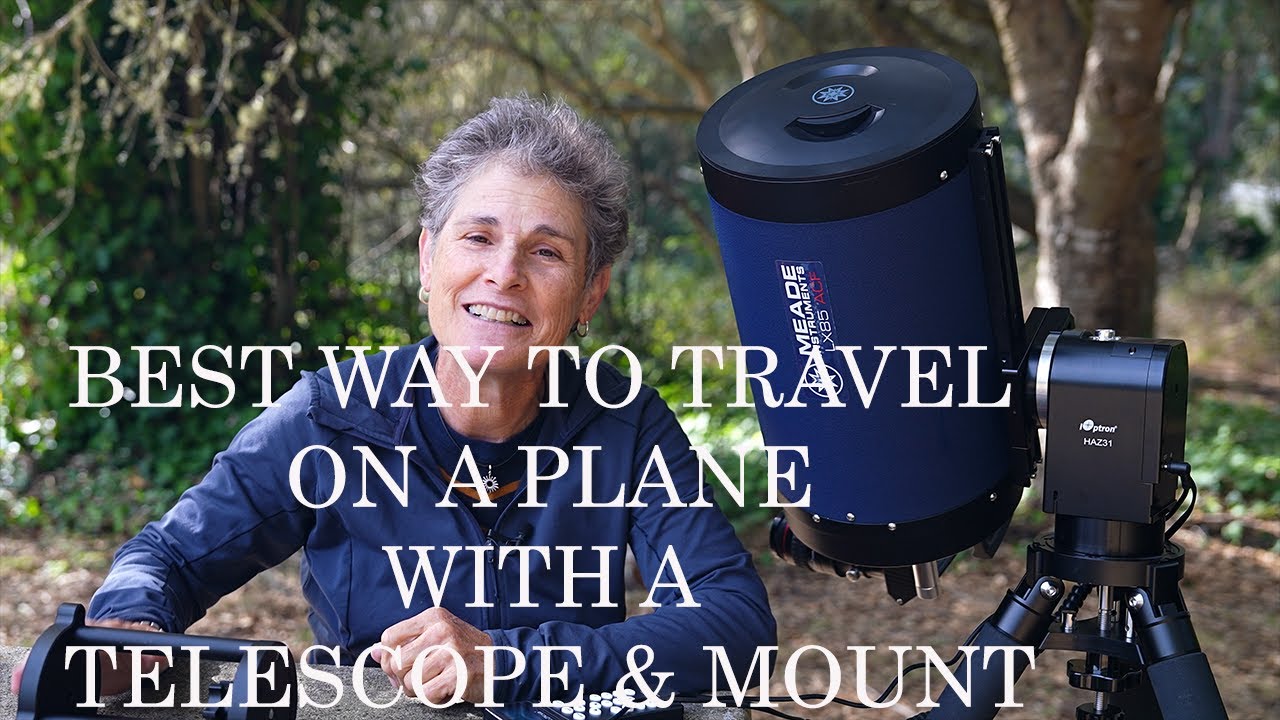 TAKING A TELESCOPE & MOUNT ON A PLANE - YouTube