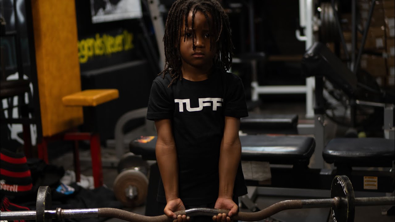 Boom Jr full chest day training with his dad - YouTube