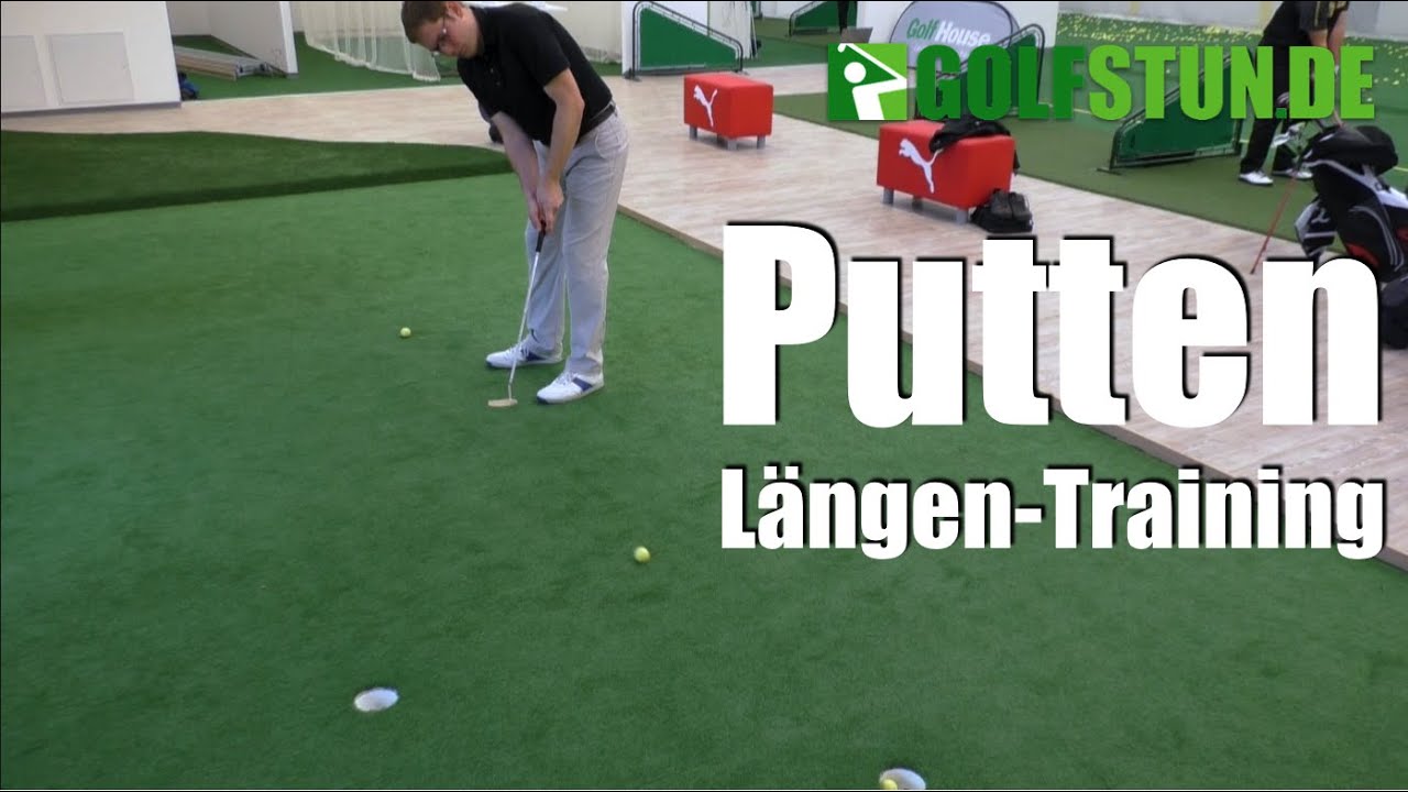 Putt-Übung: Die richtige Länge beim Putten - Golf-Traning - YouTube