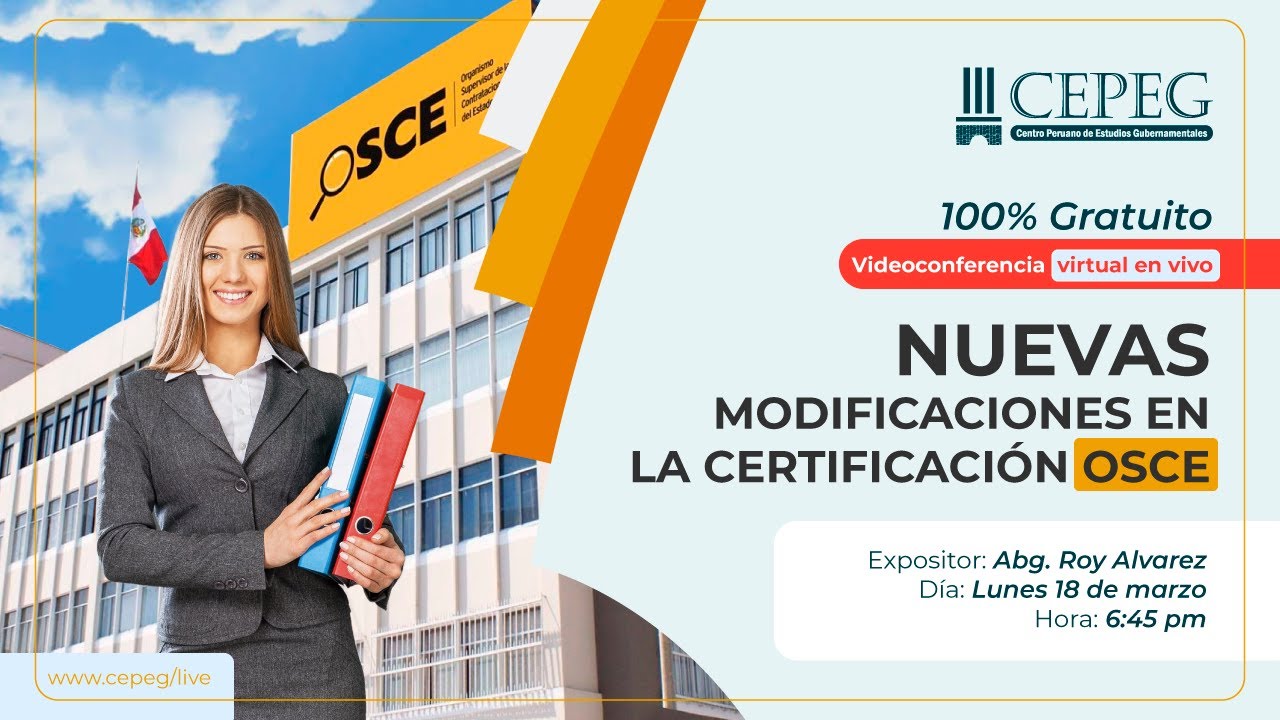 Nuevas Modificaciones en la Certificación OSCE - YouTube
