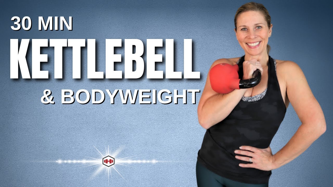 30 Min FULL BODY KETTLEBELL Workout | NO REPEAT Supersets - YouTube