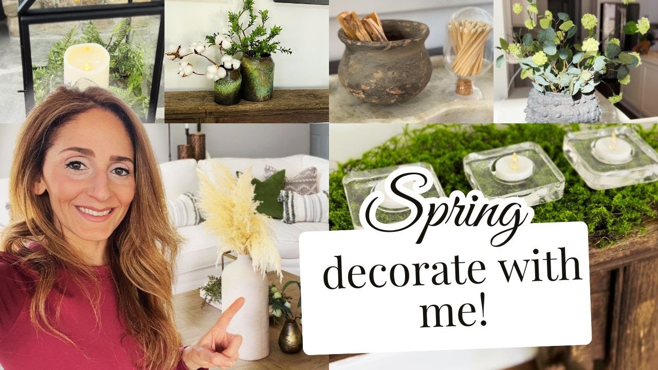Spring Decorate With Me! | Decorate For Spring 2024 - YouTube