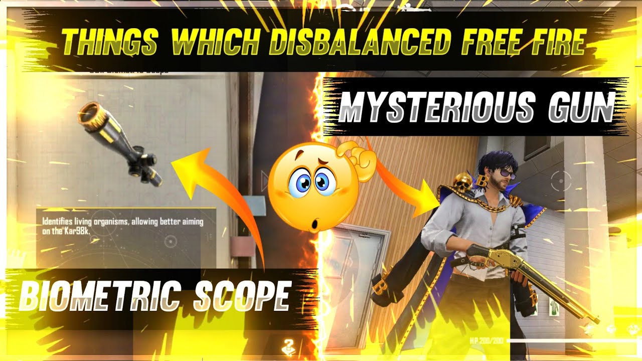 THINGS WHICH DISBALANCED FREE FIRE 😑 || CS-ல BIOMETRIC SCOPE-ஆ 😡 - YouTube