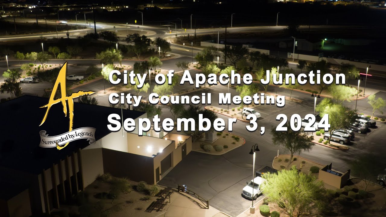 Apache Junction City Council Meeting - 9/03/204 - YouTube