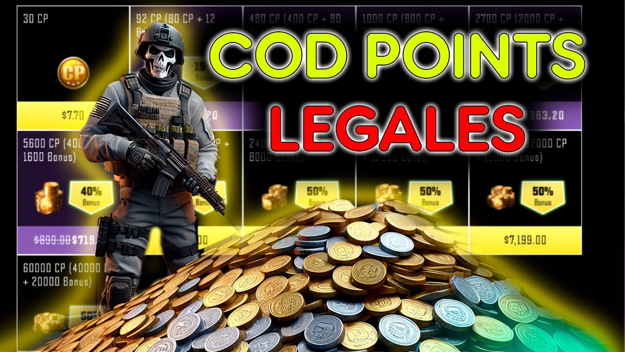 ¡BUENAS NOTICIAS! YA PUEDES COMPRAR COD POINTS OFICIALES Y BARATOS ...