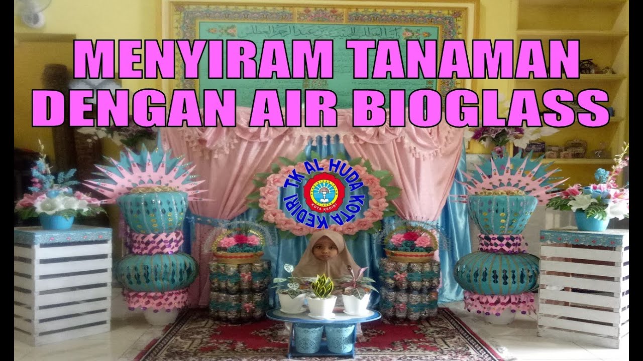 Menyiram Tanaman Dengan Air Bioglass - YouTube