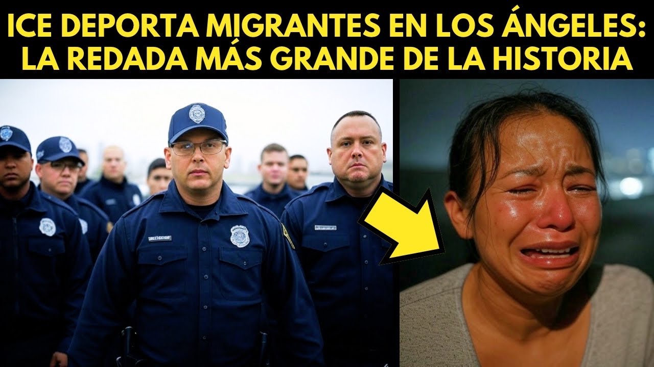 LA REDADA MÁS GRANDE LA HISTORIA: ICE DEPORTA MIGRANTES EN LOS ANGELES ...