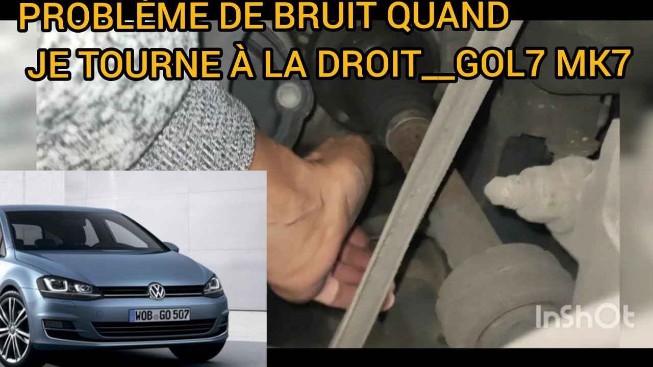 bruit à la conduite 😡👉 cardan GOLF MK7 - YouTube
