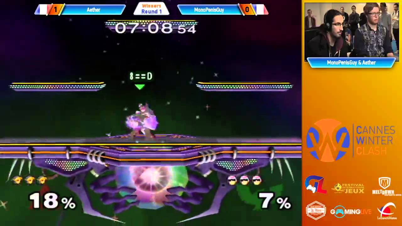 [ENG] - CWC 2015 - SSBM - Bracket - Aether vs MonoPenisGuy (WB - YouTube
