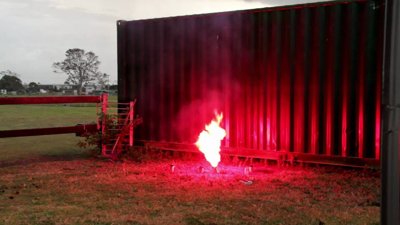 Red Flame Projector - YouTube