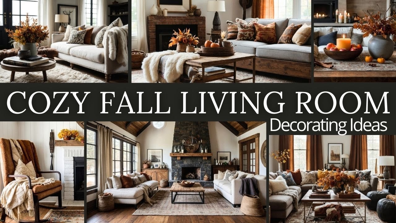 Cozy Fall Living Room Decorating Ideas | Transform Your Home for Autumn ...
